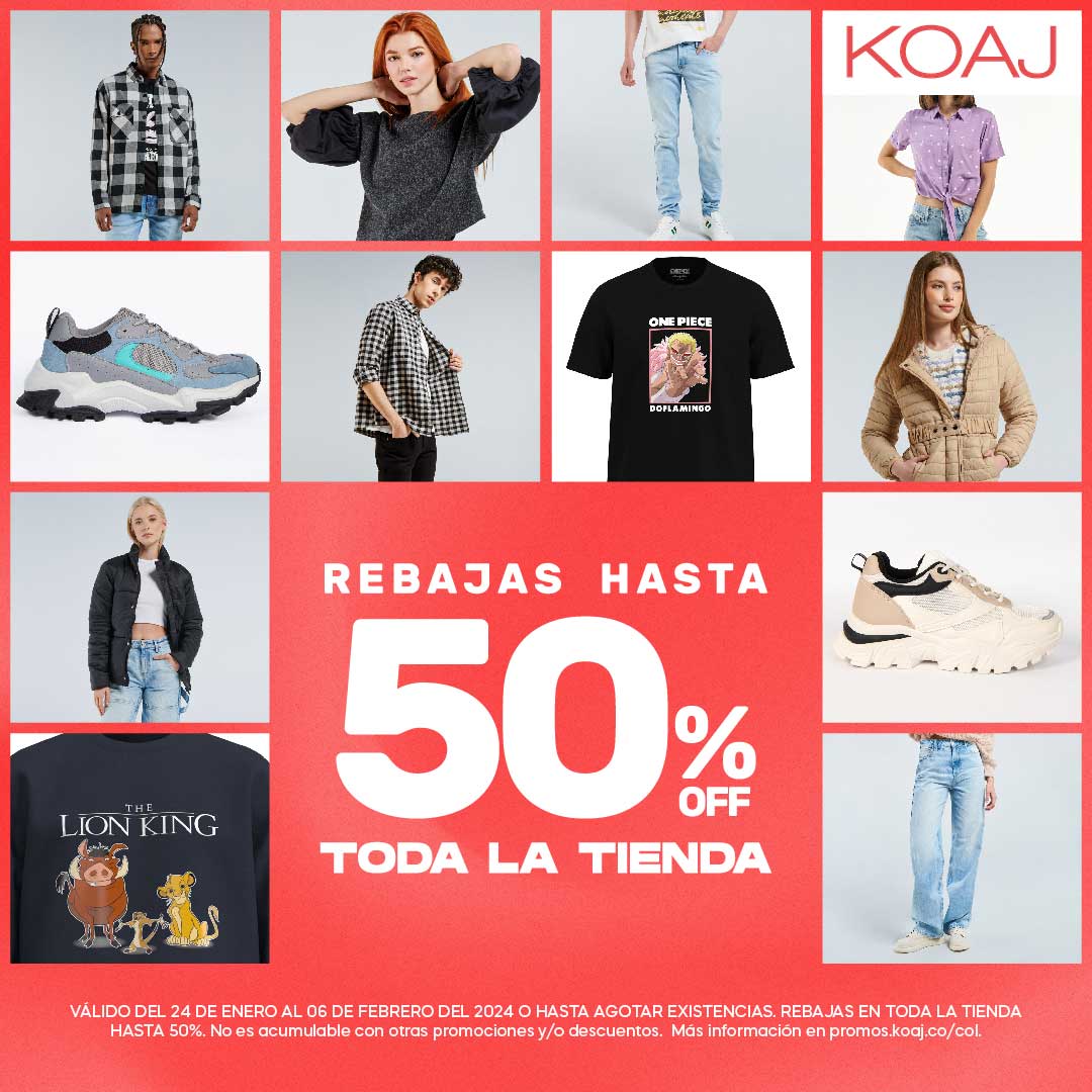 REBAJAS DEL 50% | Centro Comercial Plaza Imperial - Un mundo junto a ti ...