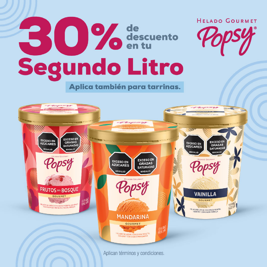 SEGUNDO LITRO DE HELADO A 30% | Centro Comercial Plaza Imperial - Un ...